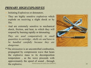Explosives and its classification | PDF