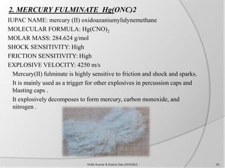 Explosives and its classification | PDF