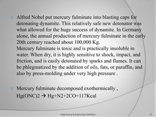 Explosives and its classification | PDF