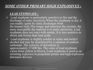 Explosives and its classification | PDF