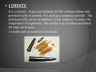 Explosives and its classification | PDF