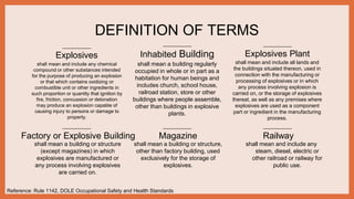 Explosives, Electrical & Mechanical.pptx