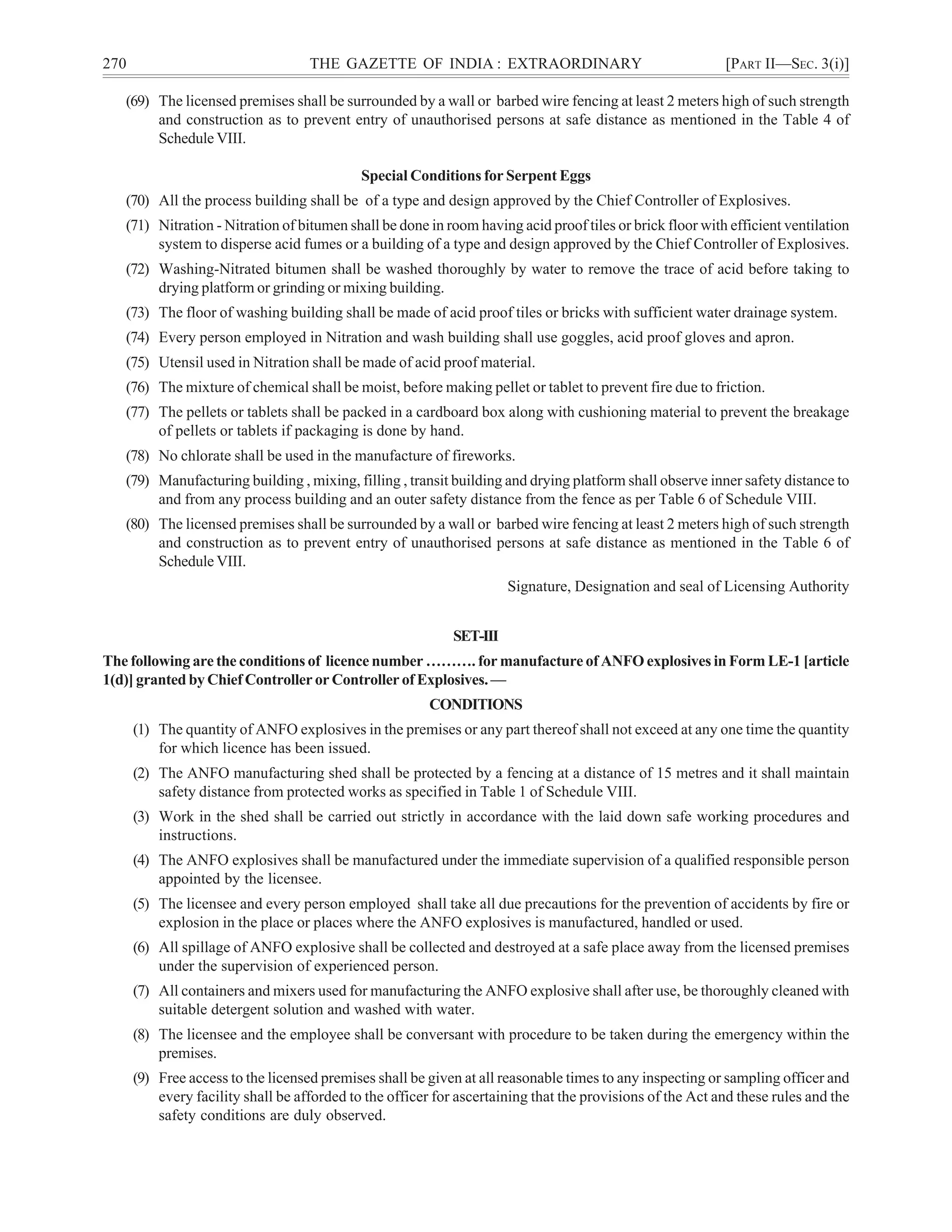 Explosives rules 2008 | PDF