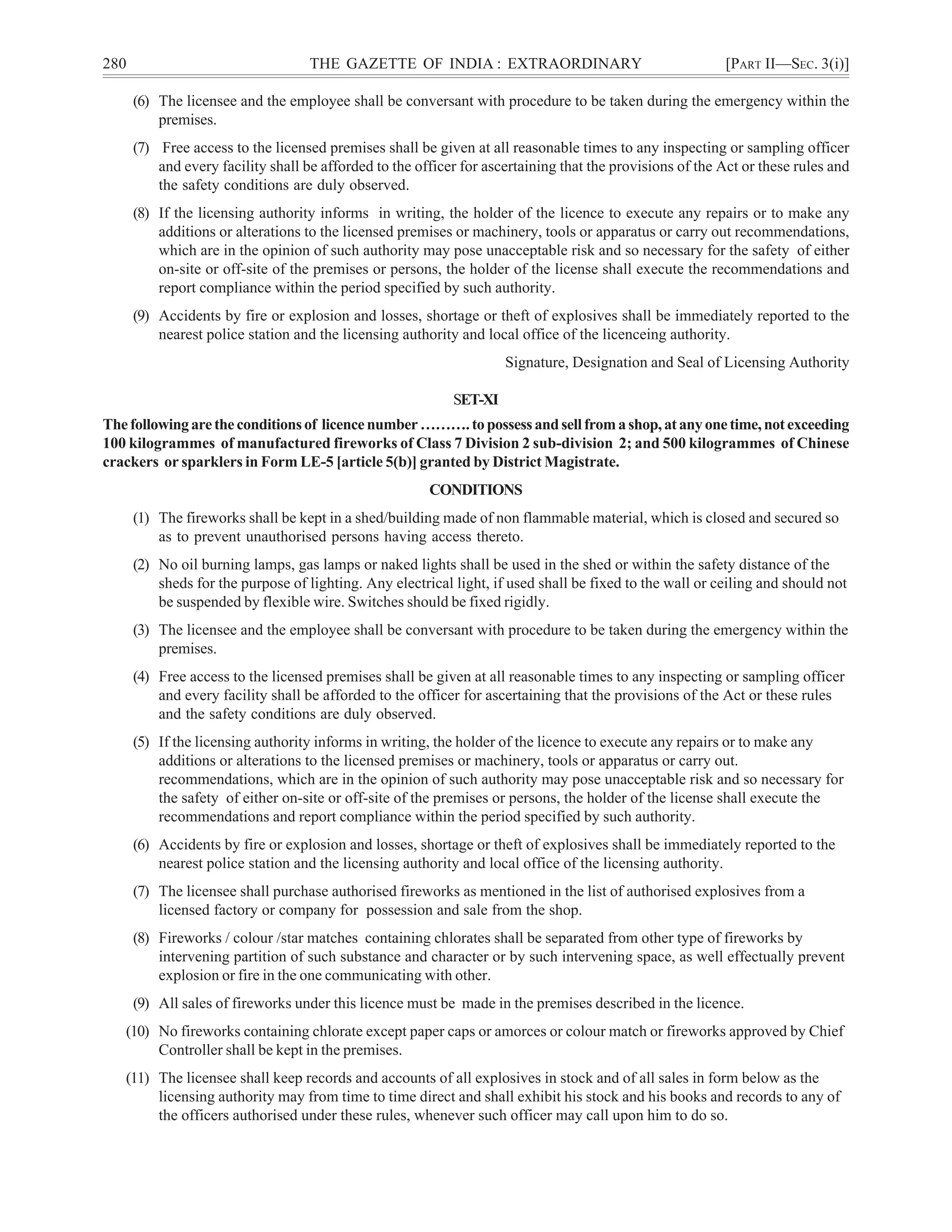 Explosives rules 2008 | PDF