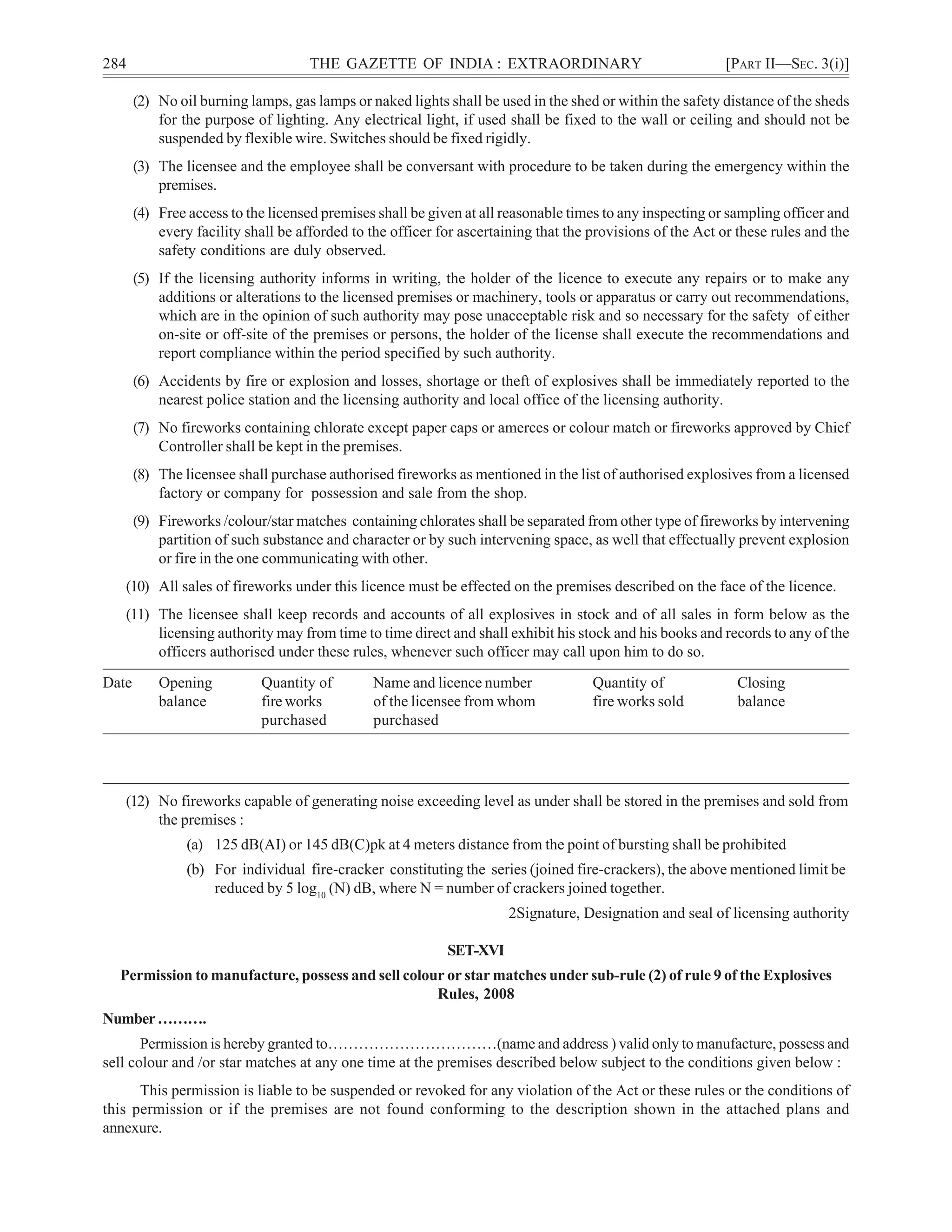 Explosives rules 2008 | PDF