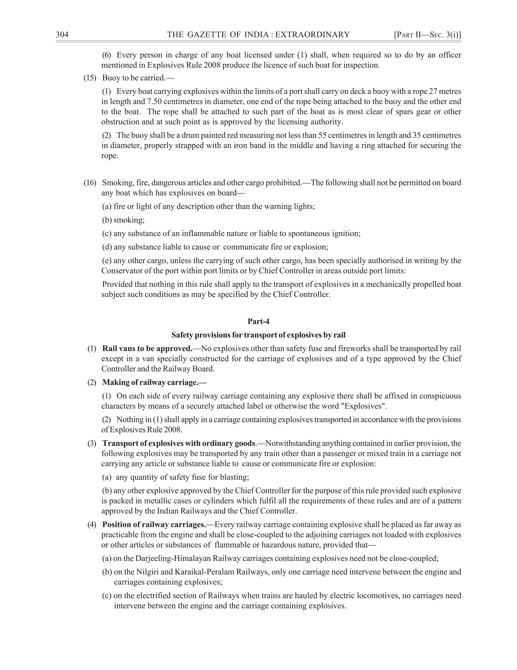 Explosives rules 2008 | PDF