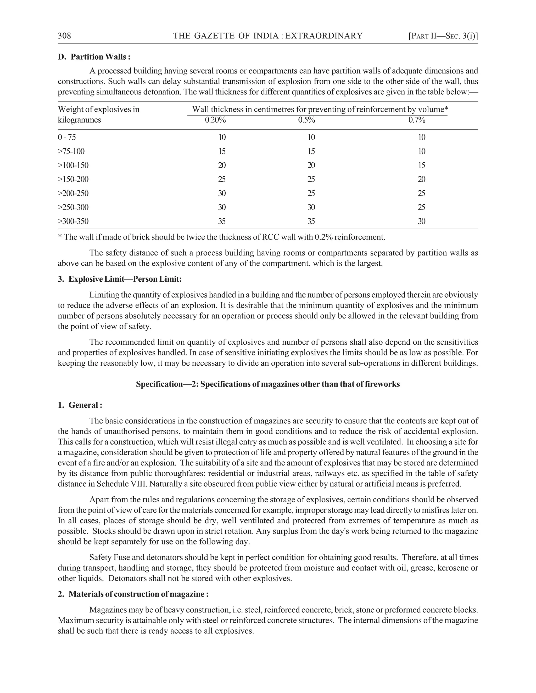 Explosives rules 2008 | PDF