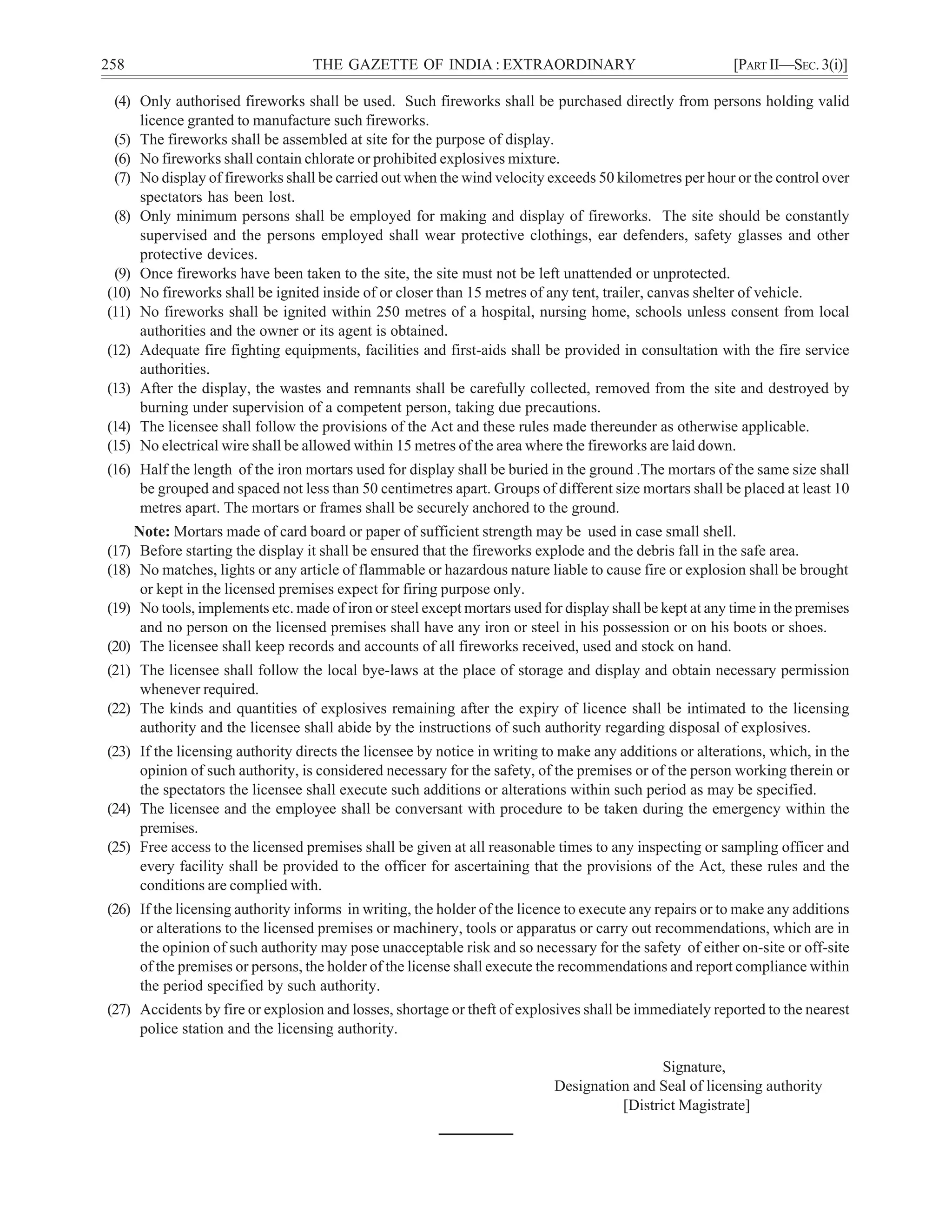 Explosives rules 2008 | PDF