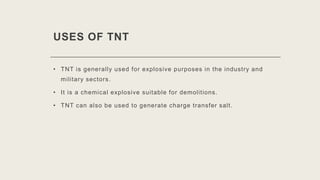 Explanation , characterisation and synthesis of explosives | PPTX