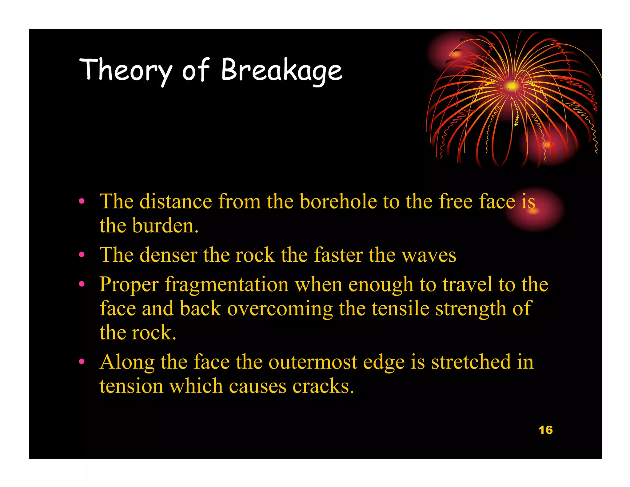 Explosives, Theory Of Breakage And Blasting Operations | PDF