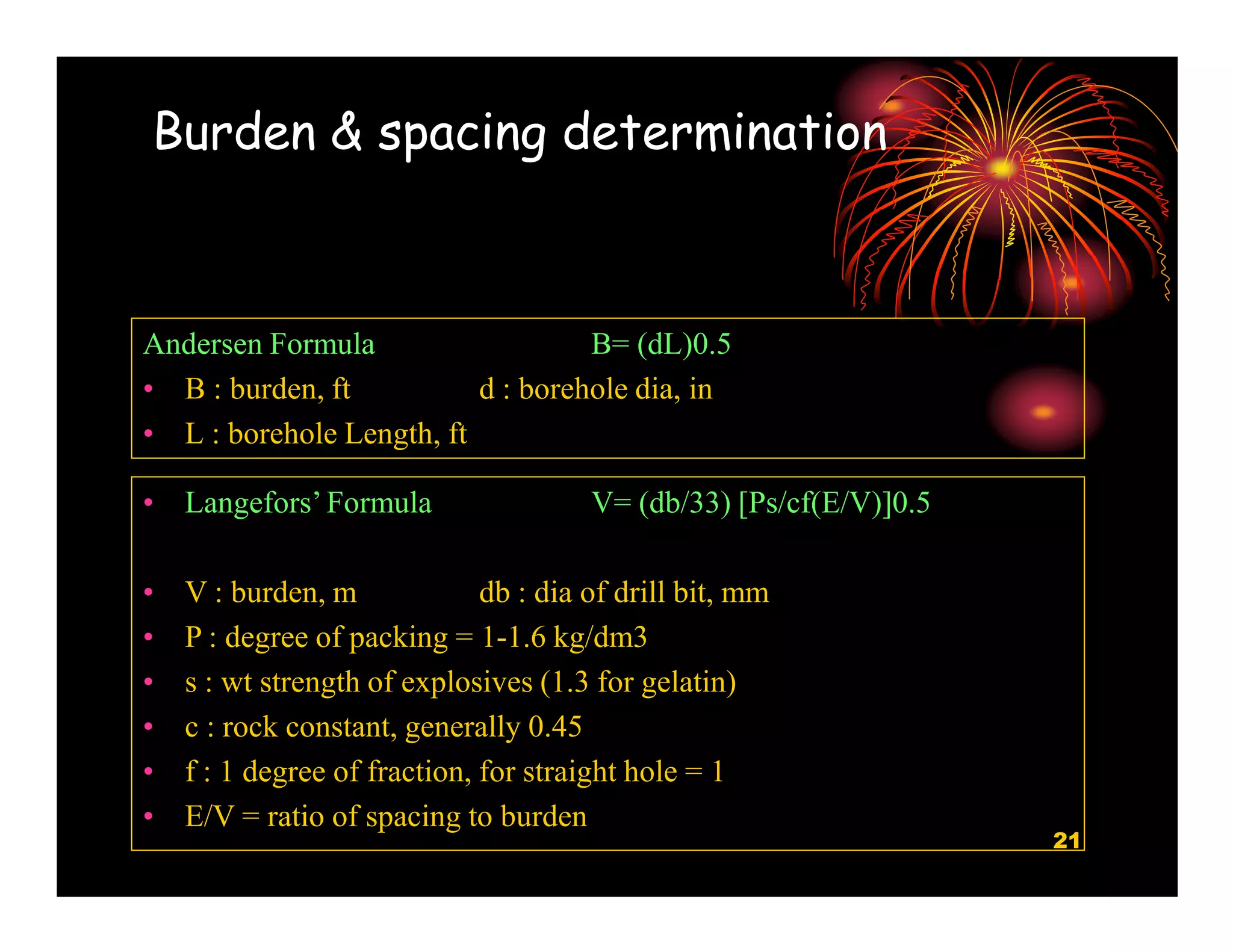 Explosives, Theory Of Breakage And Blasting Operations | PDF