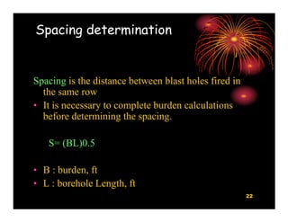 Explosives, Theory Of Breakage And Blasting Operations | PDF