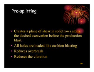 Explosives, Theory Of Breakage And Blasting Operations | PDF