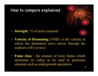Explosives, Theory Of Breakage And Blasting Operations | PDF