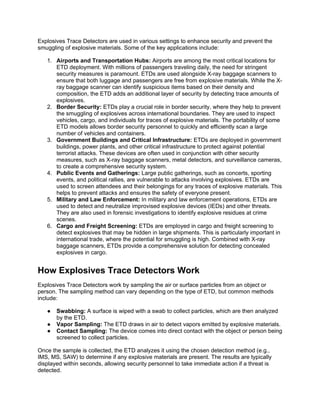 Explosives Trace Detectors_ Enhancing Security and Safety.docx