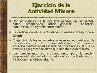 Explotacion Minera | PPT