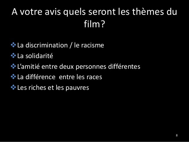 questionnaire film intouchables