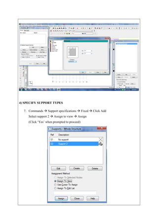 Analysis of simple beam using STAAD Pro (Exp No 1) | PDF