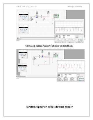 Exp no 1 edited Analog electronics | DOC