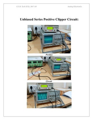 Exp no 1 edited Analog electronics | PDF