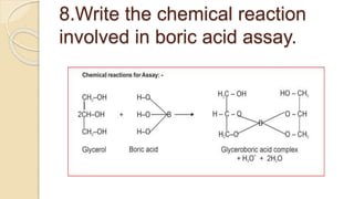 Exp no 9 assay of boric acid | PPTX