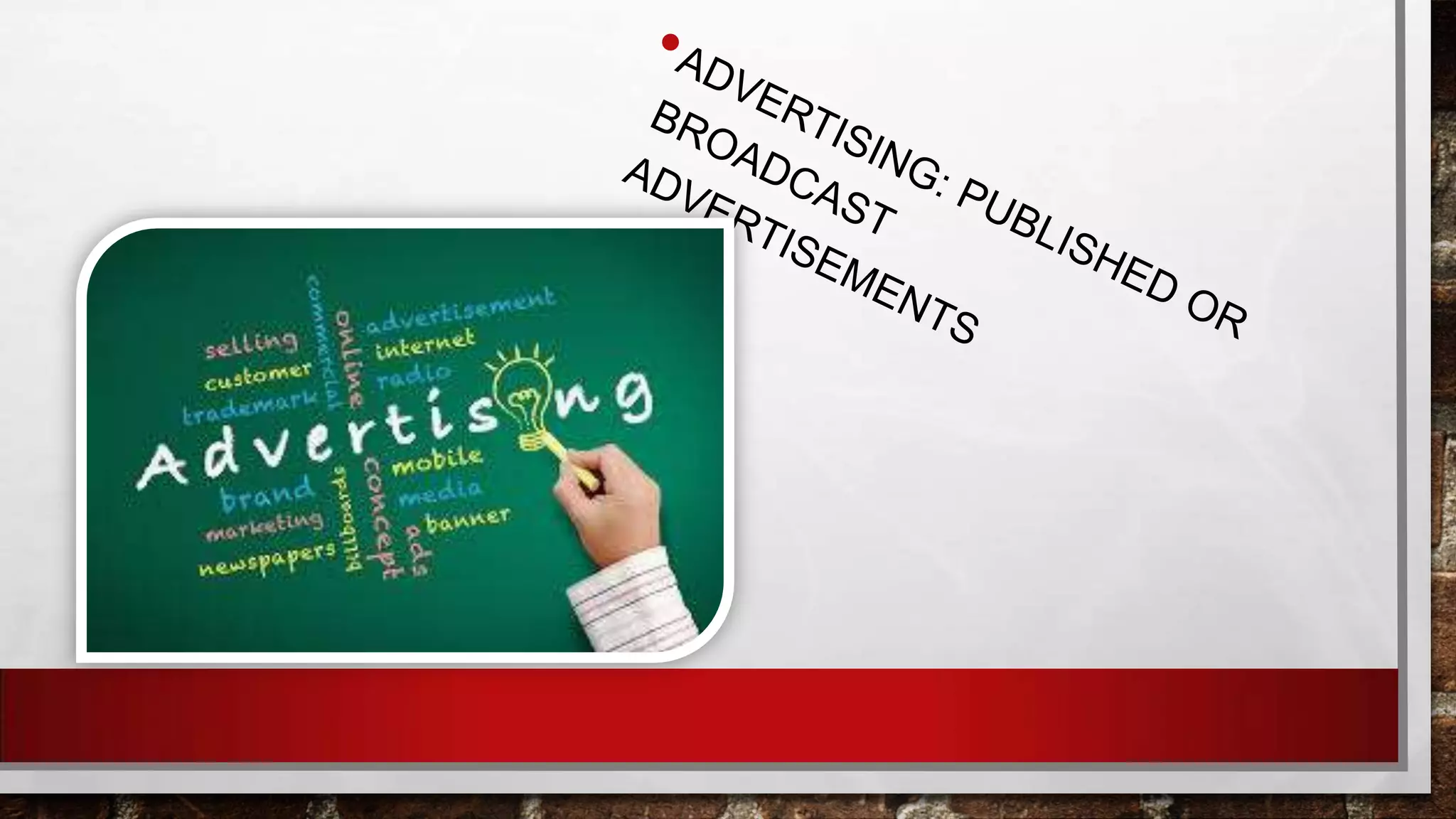 Advertising vocabulary | PPTX