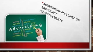 Advertising vocabulary | PPTX