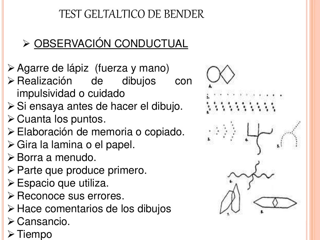 TEST DE BENDER