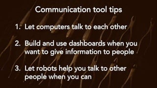 TOOLS FOR DISTRIBUTED SUPPORT TEAMS | PPT