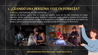 EXPO. REALIDAD NACIONAL.pdf. pobreza extrema | PPT