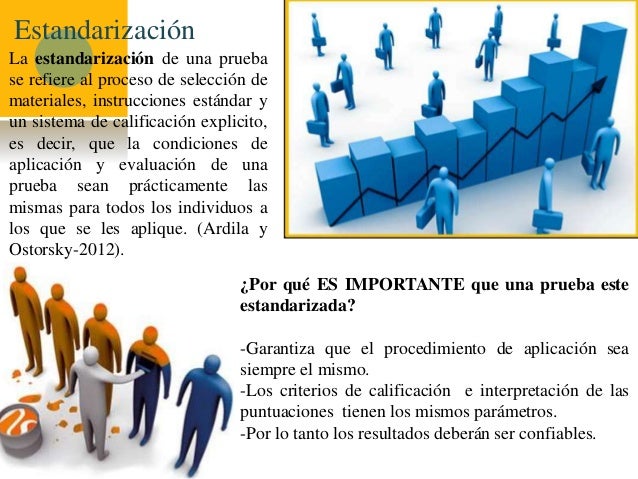 Estandarizacion Significado