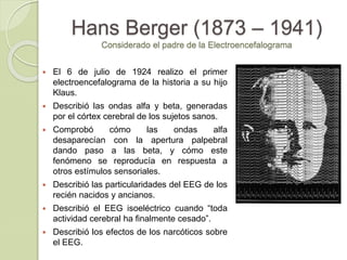 Electroencefalograma neuropsicologia Psicofisiologia | PPTX