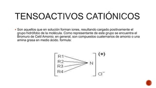 Tensoactivos | PPTX