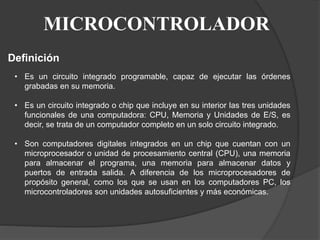 Microcontroladores pic14f84a | PPTX