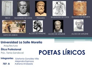 Expo poetas liricos | PPTX