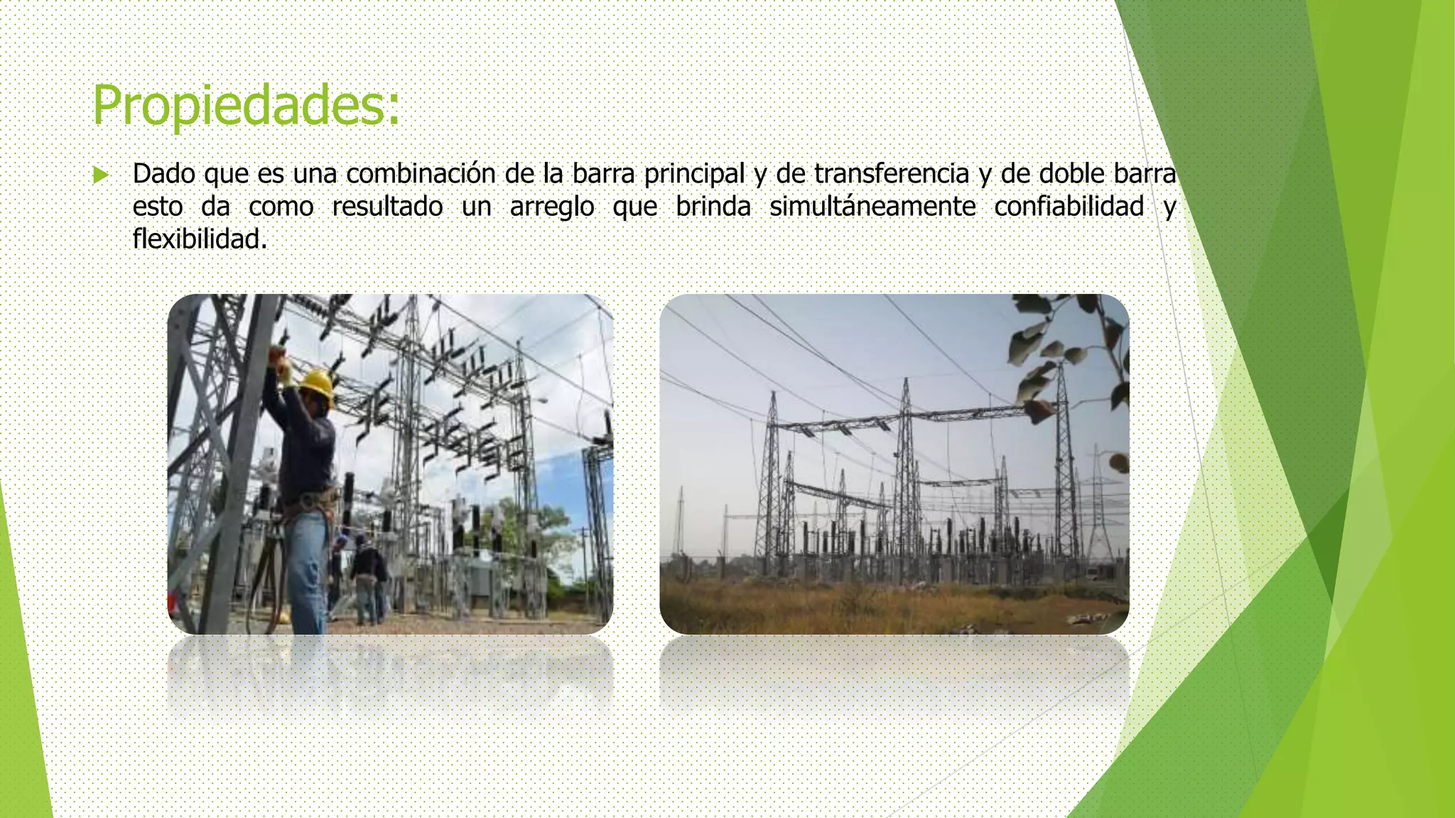 Subestaciones-sistemas de doble barra más barra de transferencia | PPTX