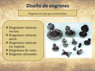 Diseño de engranes y flechas. | PPTX