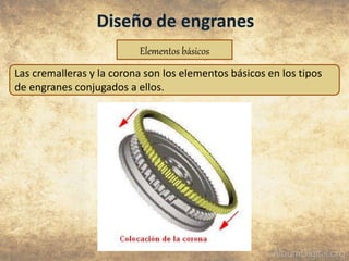 Diseño de engranes y flechas. | PPTX