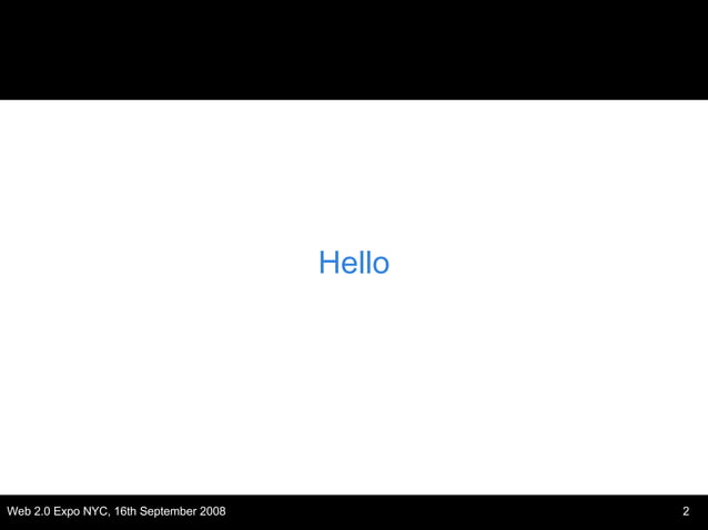 Scalable Web Architectures Common Patterns And Approaches Web 20 Expo Nyc Pps Databases