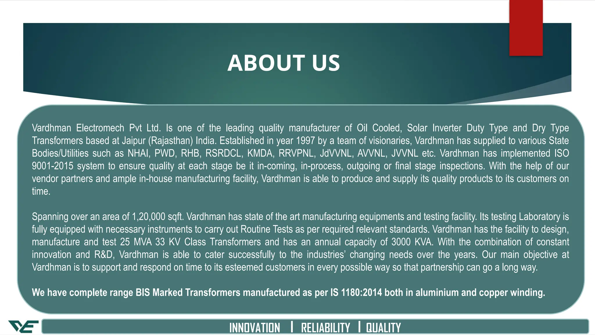 TRANSFORMER MANUFACTURING AND TESTING AT INDUSTRY | PPTX