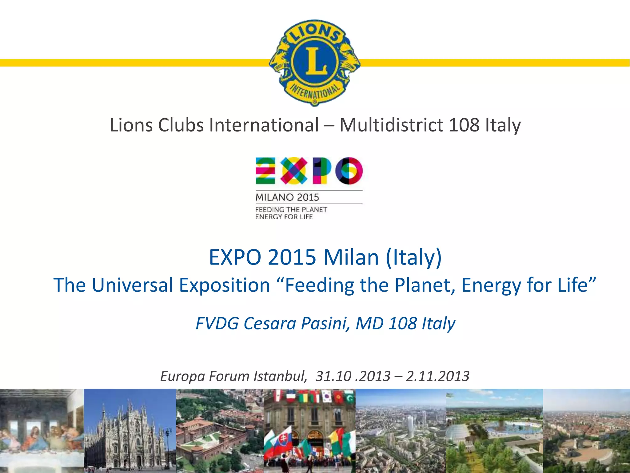 Expo 2015 milan italy | PPTX