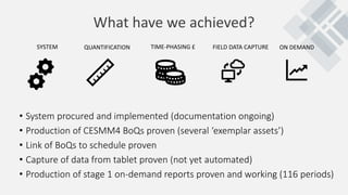The Practical Application of 5D BIM to controls | PPT