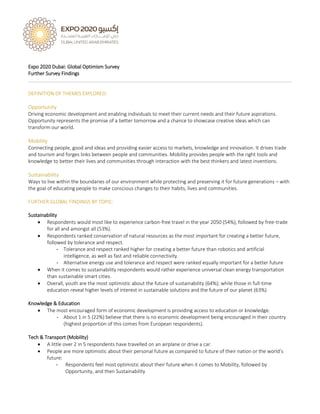 How optimistic is humanity? | PDF