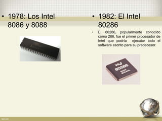 Cronologia y caracteristicas de microprocesadores Intel - Update hasta ...