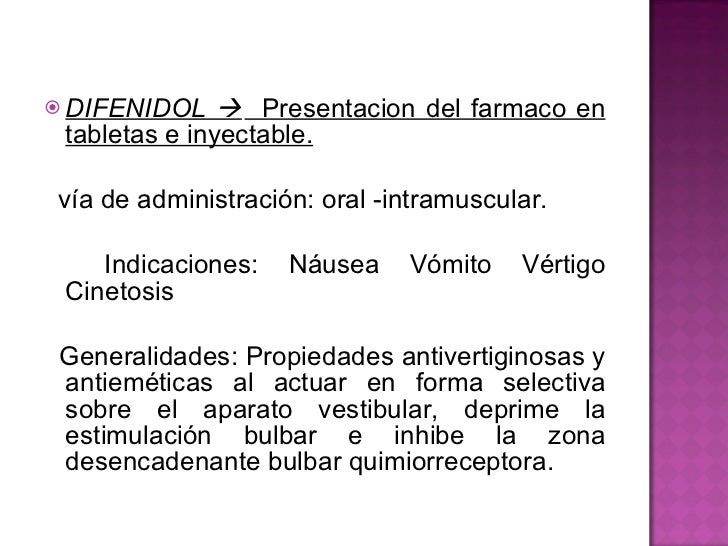 Farmacos antivertiginosos