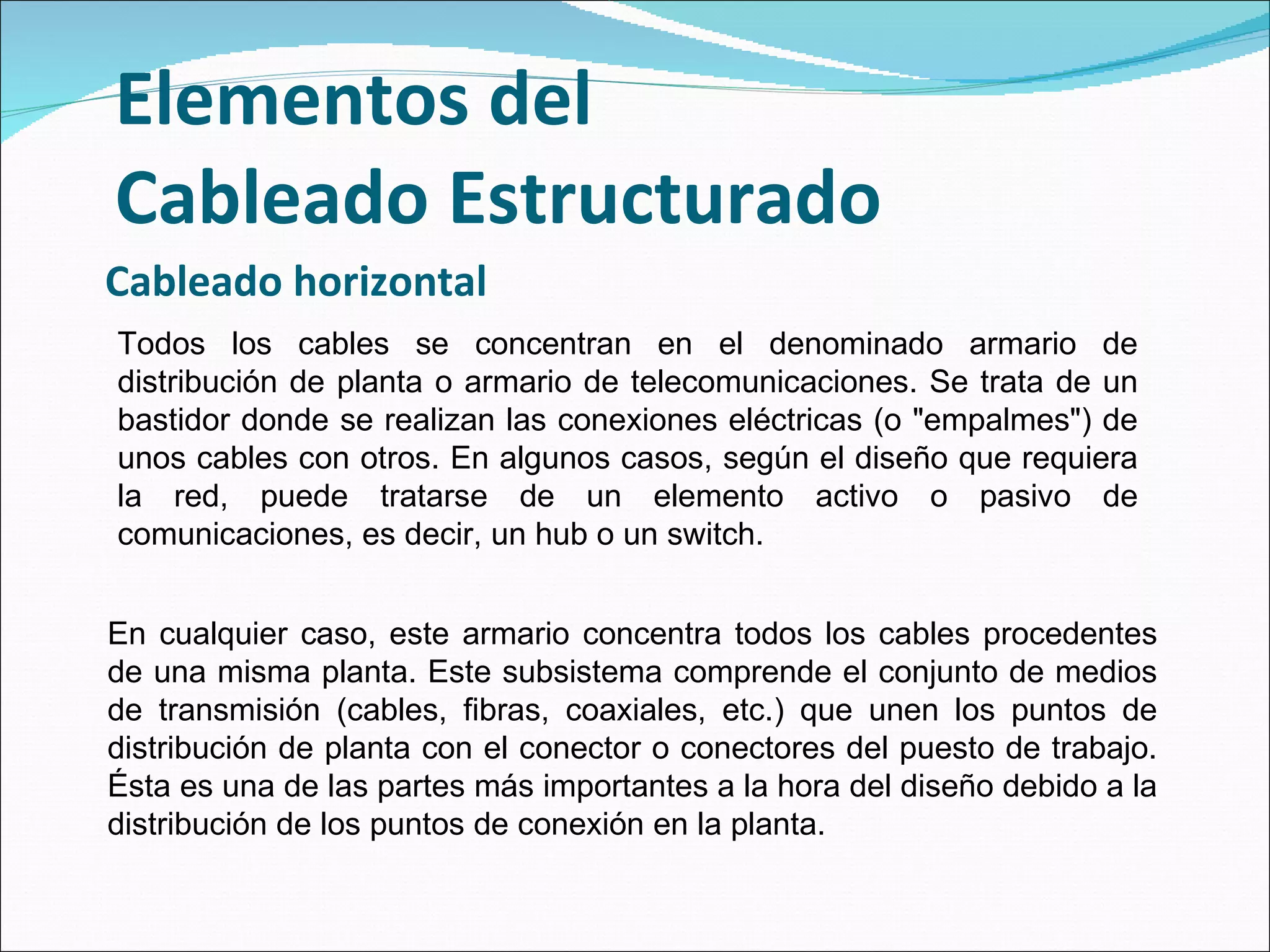 Cableado Estructurado Daniel Espinosa | PPT