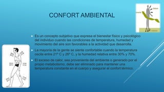 Confort Ambiental | PPTX