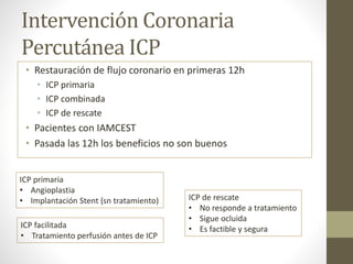 Expo cardio sca con y sin elevacion st | PPTX