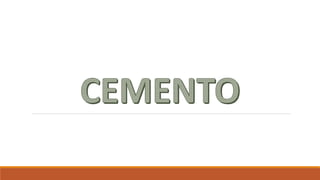 CEMENTO RADICULAR | PPTX