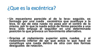 Expocicion mecánica excéntrica | PPTX